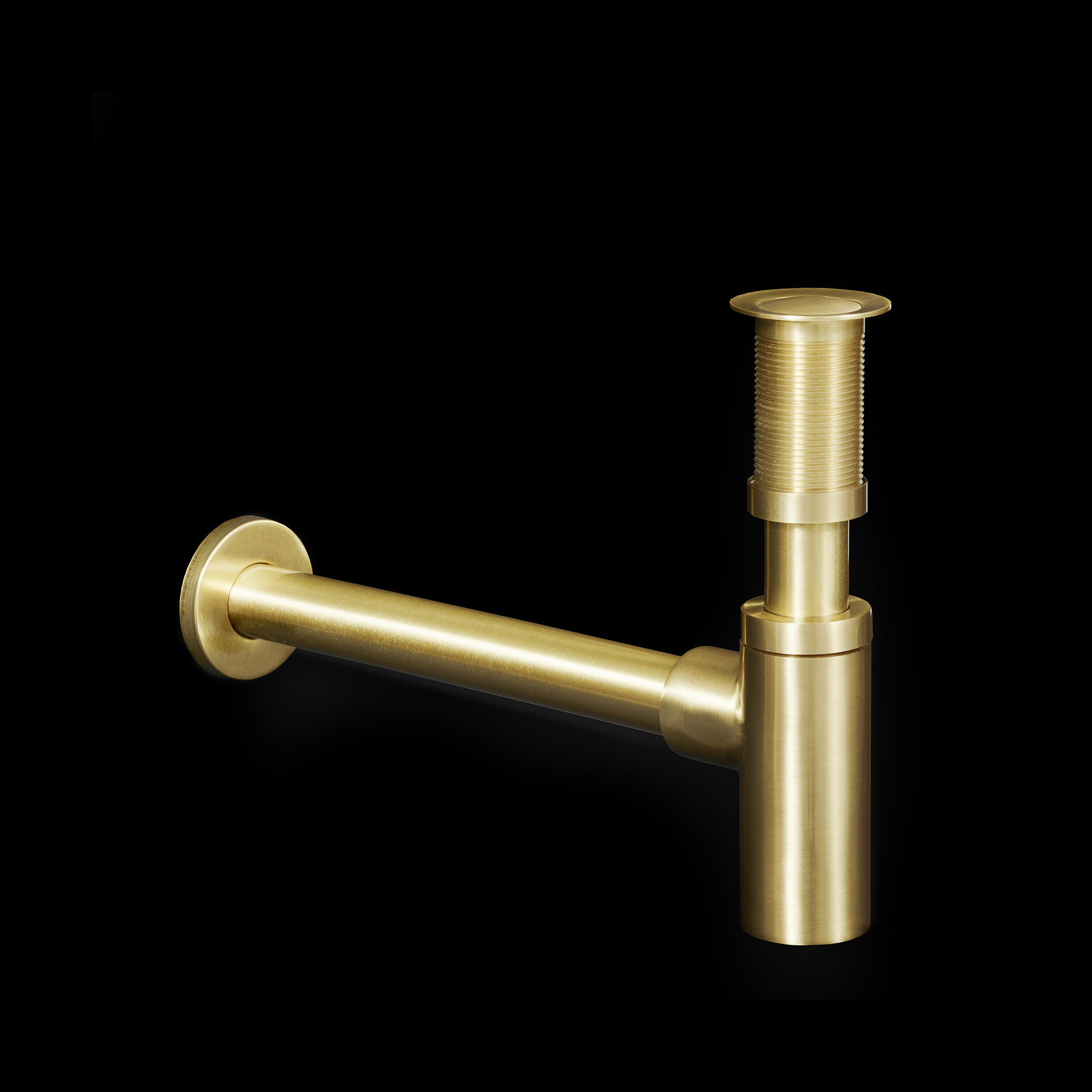 Arlo Bottle Trap in Brushed Gold - London Basin Company