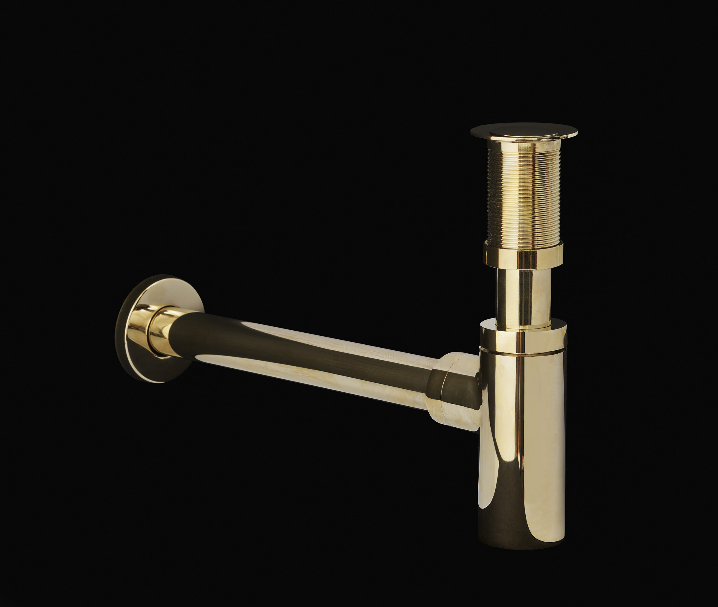 Polished Gold Arlo Bottle Trap - London Basin Company