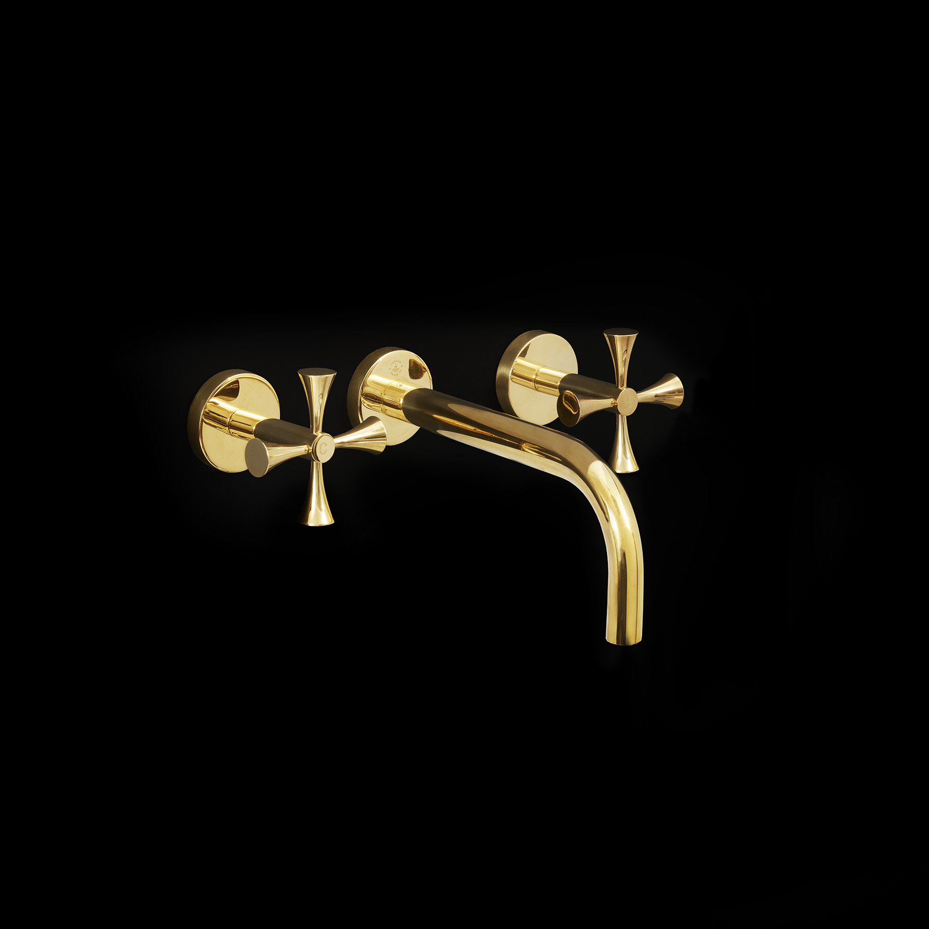 Mini Theo Tap In Polished Brass | London Basin Company