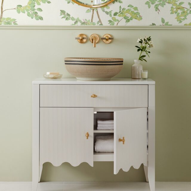 Ellis - Single Vanity Unit - overmount - London Basin Company