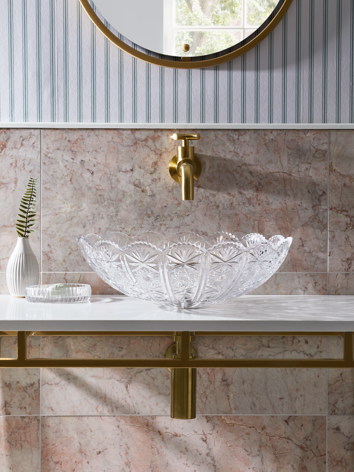 Elegant Crystal & Glass Countertop Basins | London Basin Company